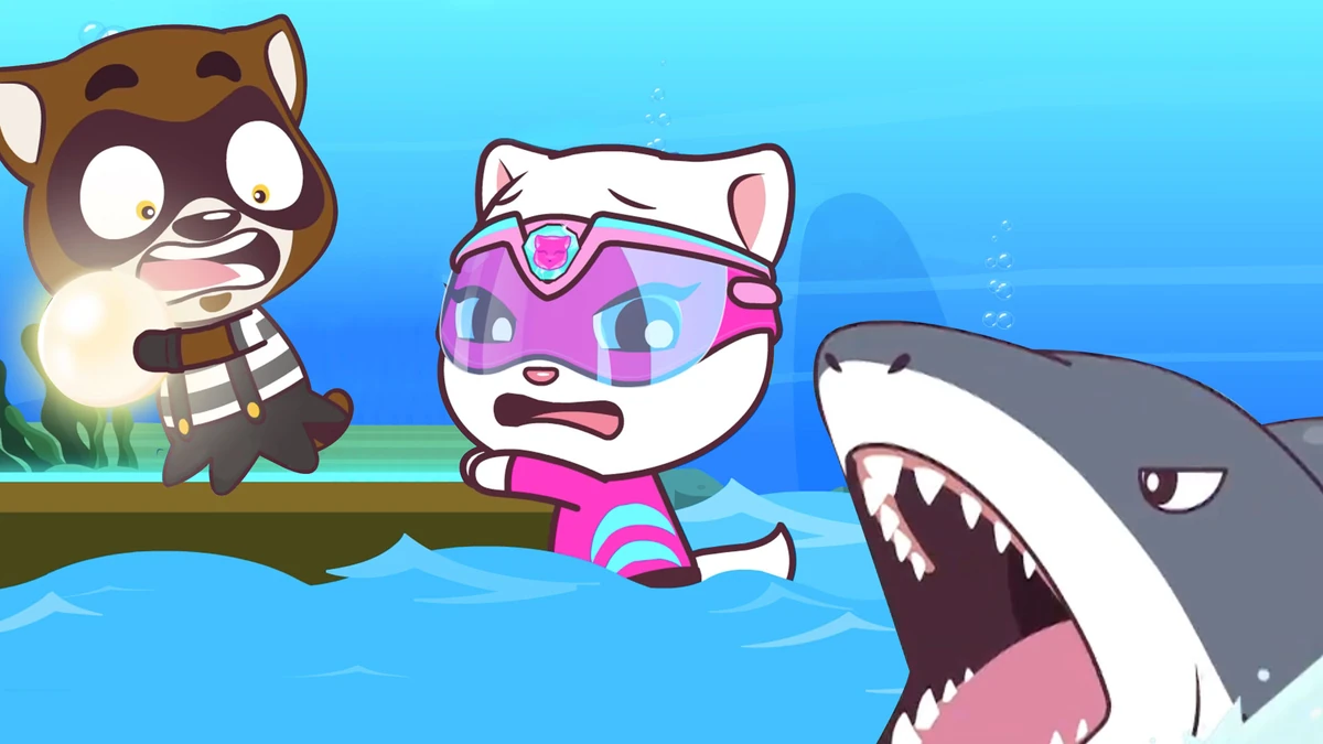 The Pearl Robber and a Shark | Talking Tom & Friends Wiki | Fandom