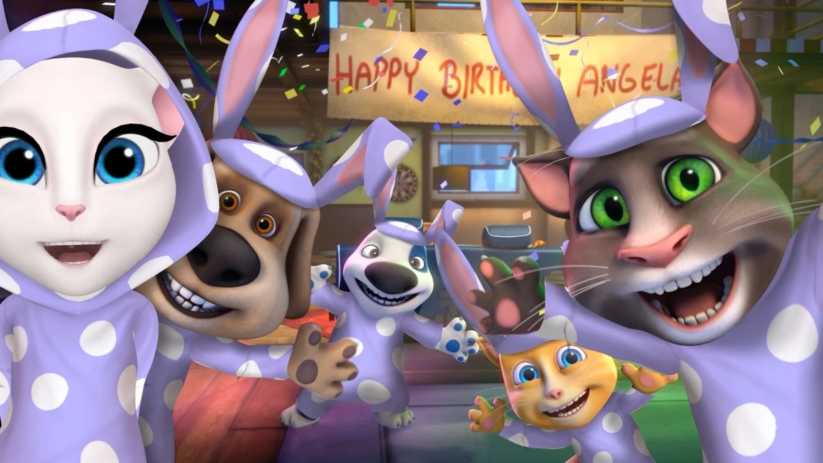 Sleepover Party | Talking Tom & Friends Wiki | Fandom