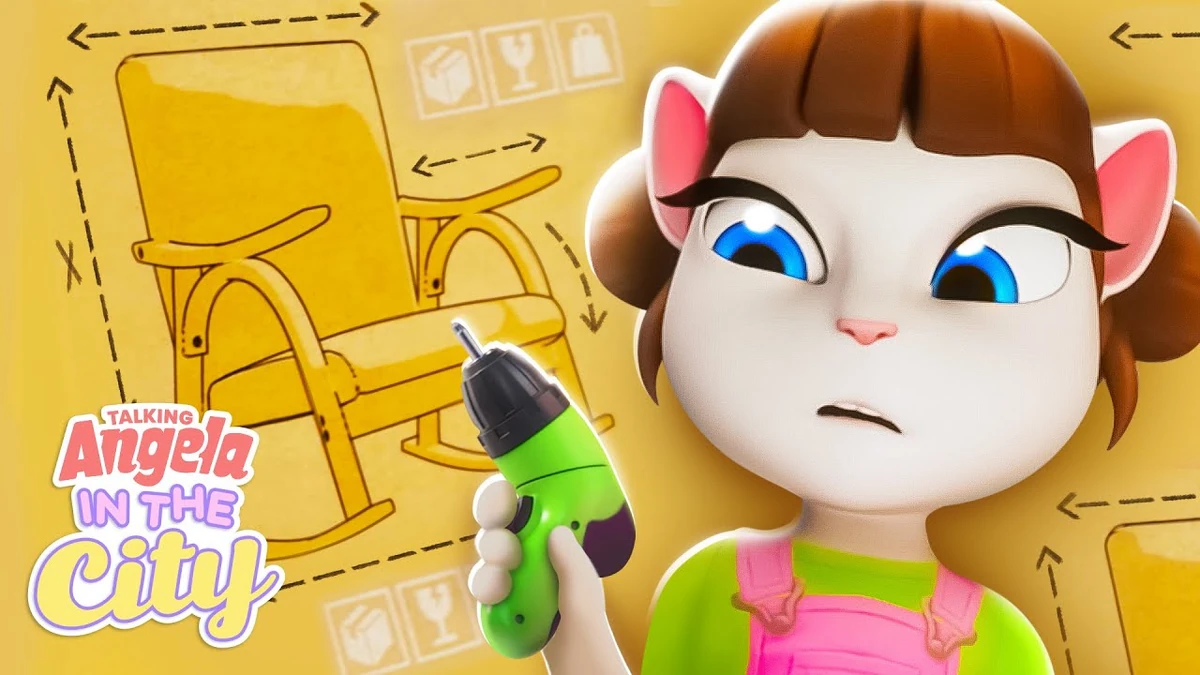 Angela Builds a Chair | Talking Tom & Friends Wiki | Fandom