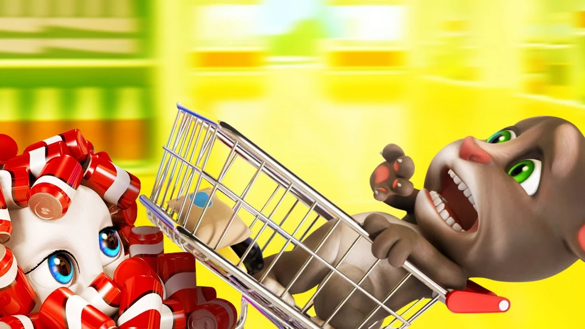 The Last Cereal (Shopping Drift) | Talking Tom & Friends Wiki | Fandom