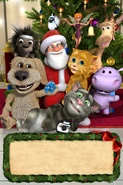 Talking Santa Meets Ginger/Gallery | Talking Tom & Friends Wiki | Fandom