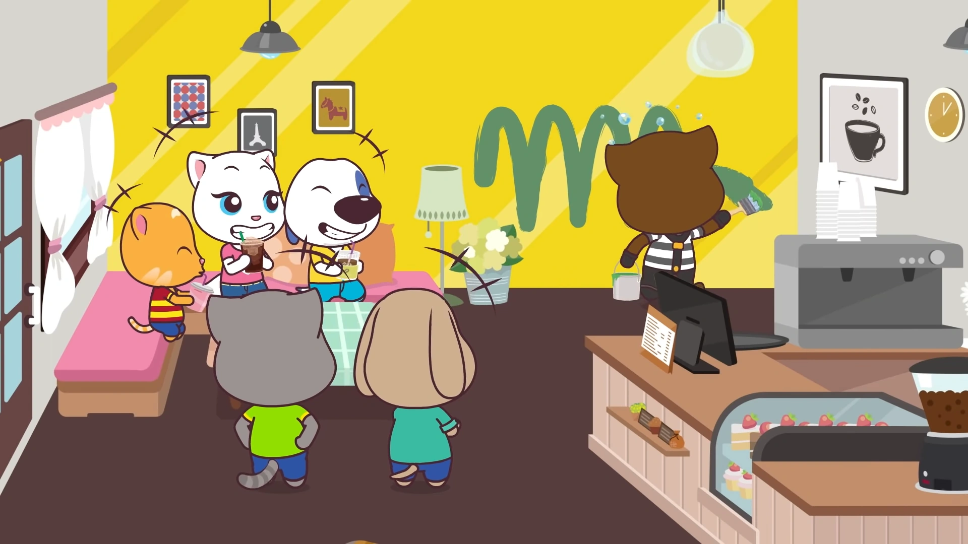 Rainbow Color Rampage | Talking Tom & Friends Wiki | Fandom