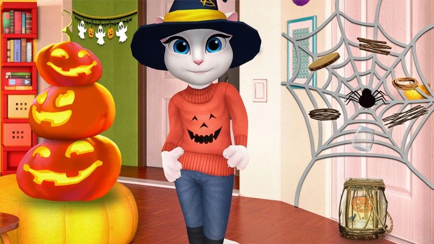Angela's Halloween Lantern | Talking Tom & Friends Wiki | Fandom