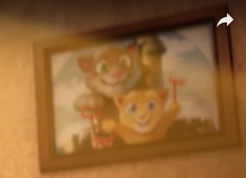 Picture Frame of Tom and Ginger | Talking Tom & Friends Wiki | Fandom