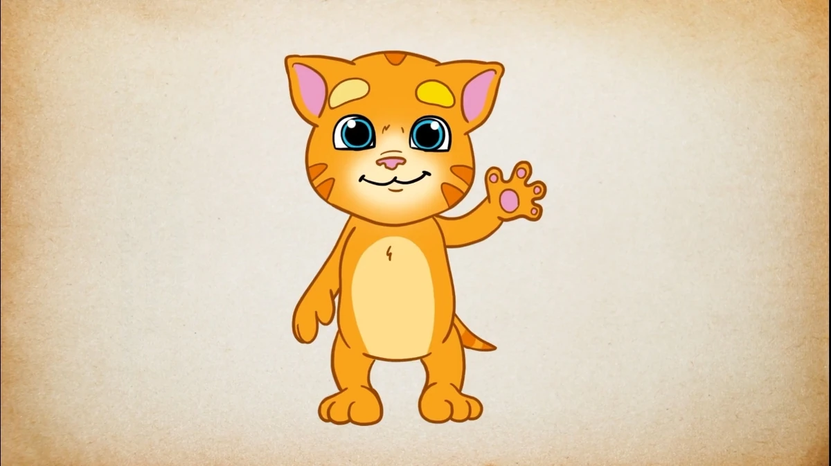 Let’s Draw Talking Ginger | Talking Tom & Friends Wiki | Fandom