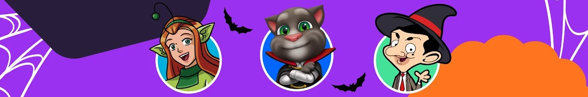 Talking Tom & Friends - Spooky TV/Banners | Talking Tom & Friends Wiki ...