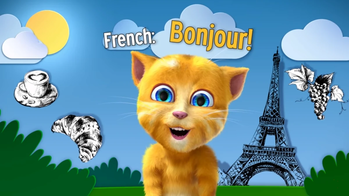 Talking Ginger Says Hello! | Talking Tom & Friends Wiki | Fandom