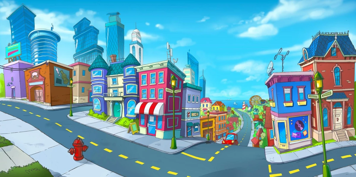 Downtown | Talking Tom & Friends Wiki | Fandom