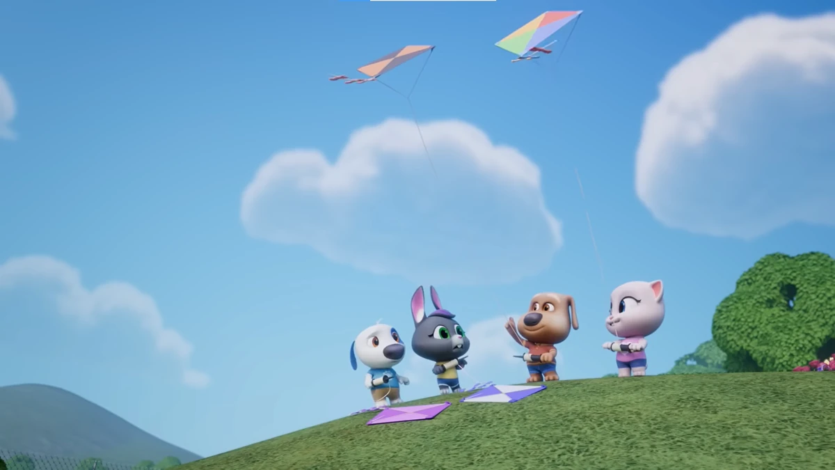 Kite Flying (GONE WRONG)/Gallery | Talking Tom & Friends Wiki | Fandom