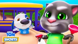 Let's Clean the Bus! | Talking Tom & Friends Wiki | Fandom