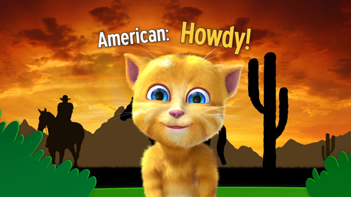 Talking Ginger Says Hello 2 Talking Tom And Friends Wiki Fandom