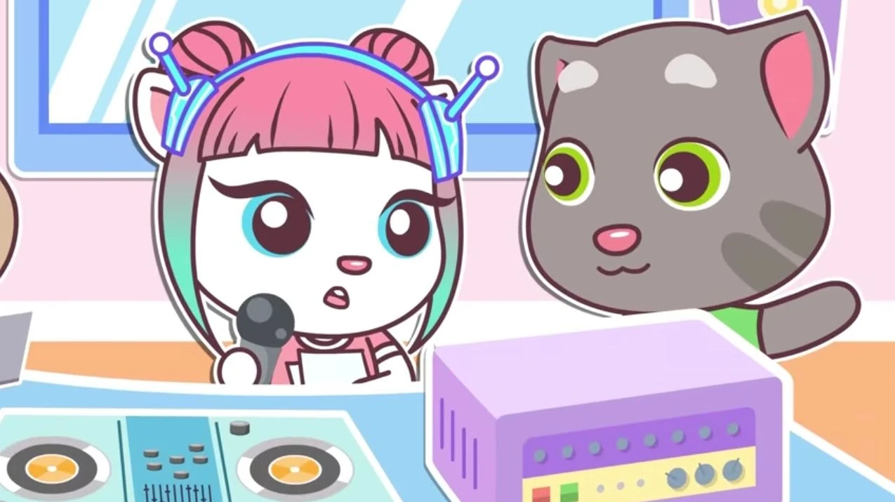 Angela In a Flurry of Activity | Talking Tom & Friends Wiki | Fandom