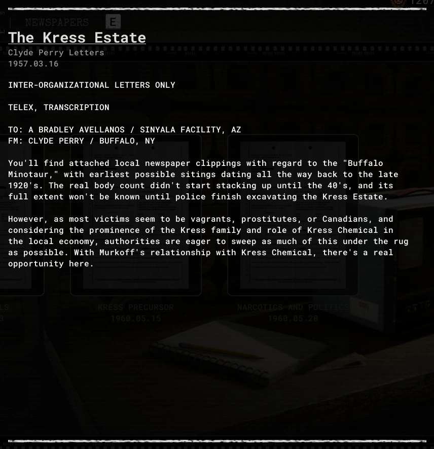 The Kress Estate | Outlast Wiki | Fandom