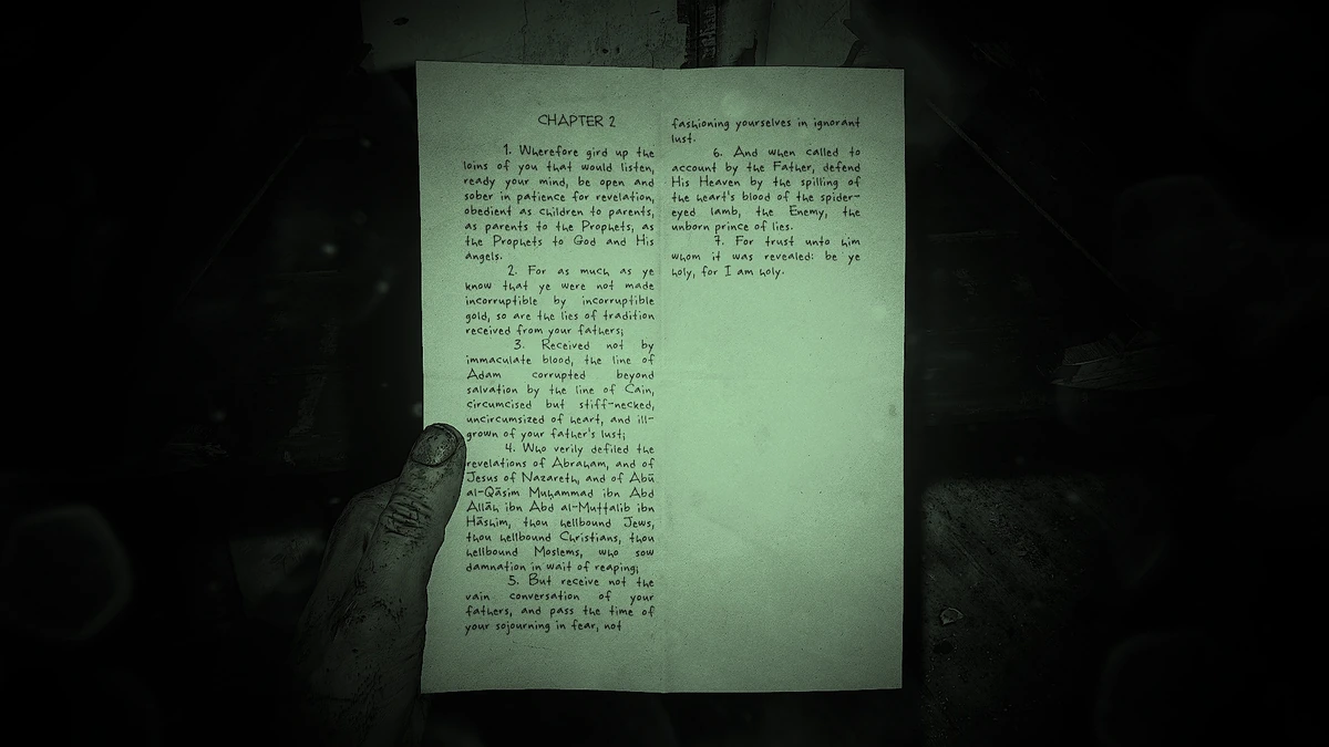 Knoth's Gospel Ch. 2 | Outlast Wiki | Fandom