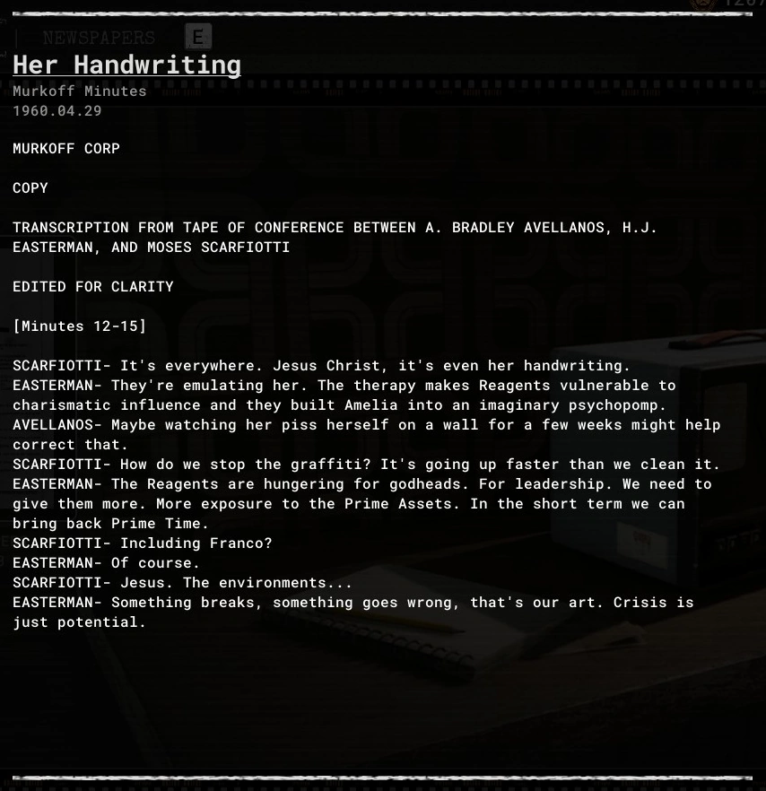 Her Handwriting | Outlast Wiki | Fandom