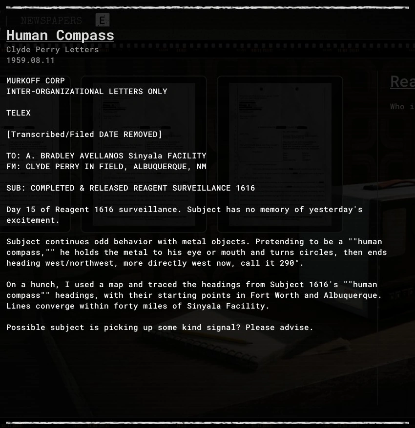 Human Compass | Outlast Wiki | Fandom