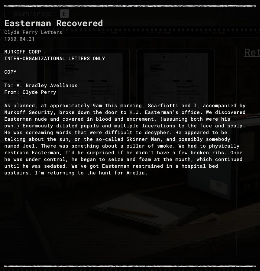 Easterman Recovered | Outlast Wiki | Fandom