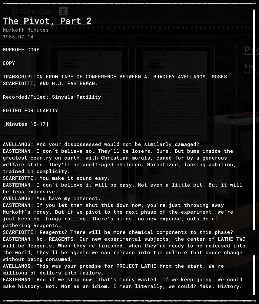 The Pivot, Part 2 | Outlast Wiki | Fandom