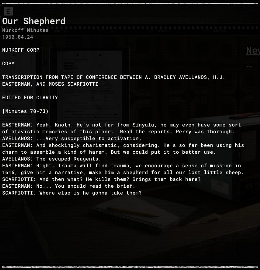 Our Shepherd | Outlast Wiki | Fandom