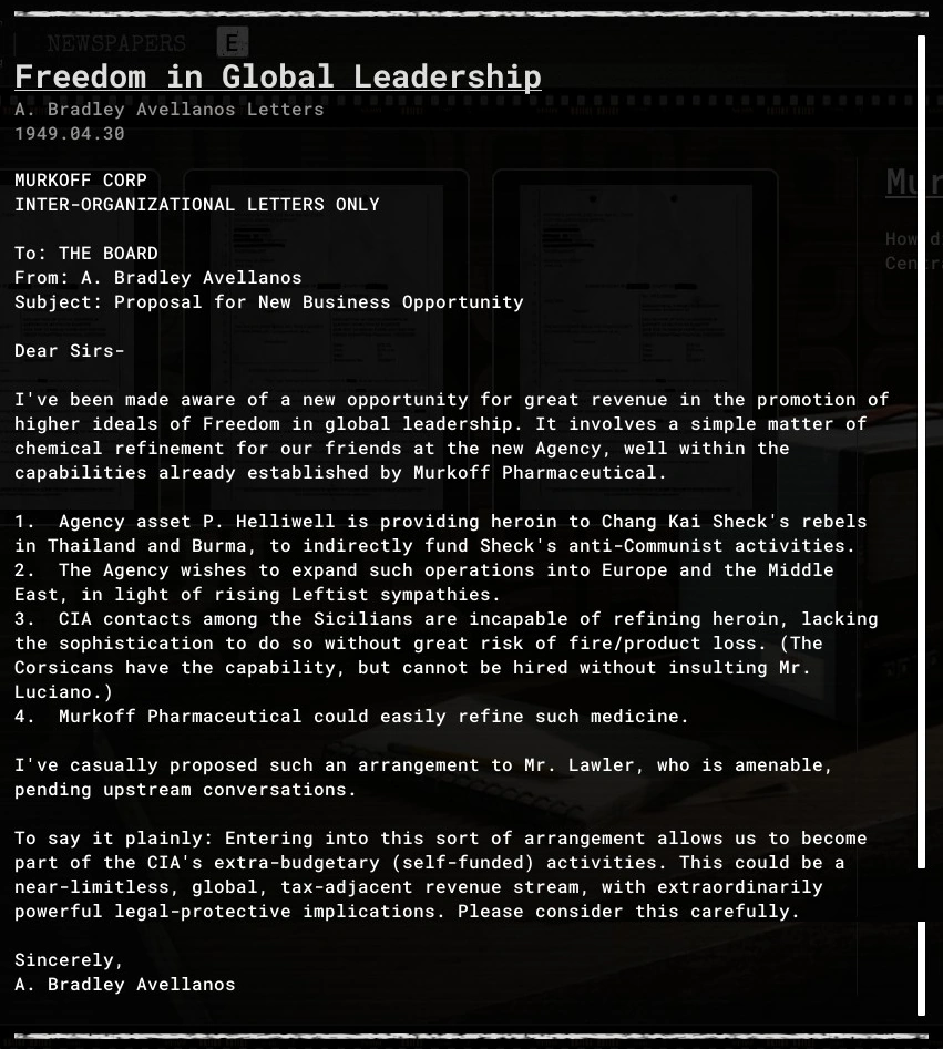 Freedom in Global Leadership | Outlast Wiki | Fandom
