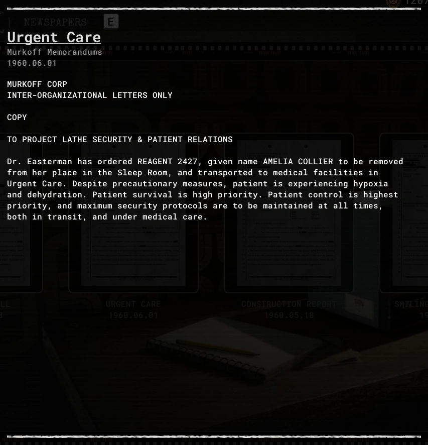 Urgent Care | Outlast Wiki | Fandom