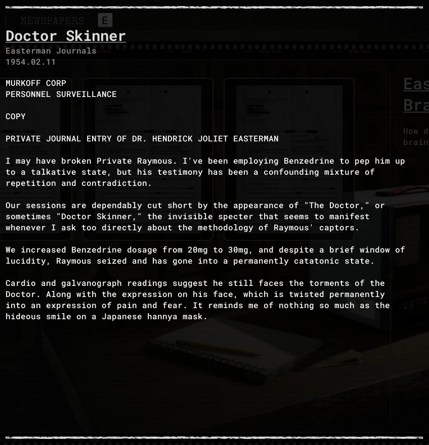 Doctor Skinner | Outlast Wiki | Fandom