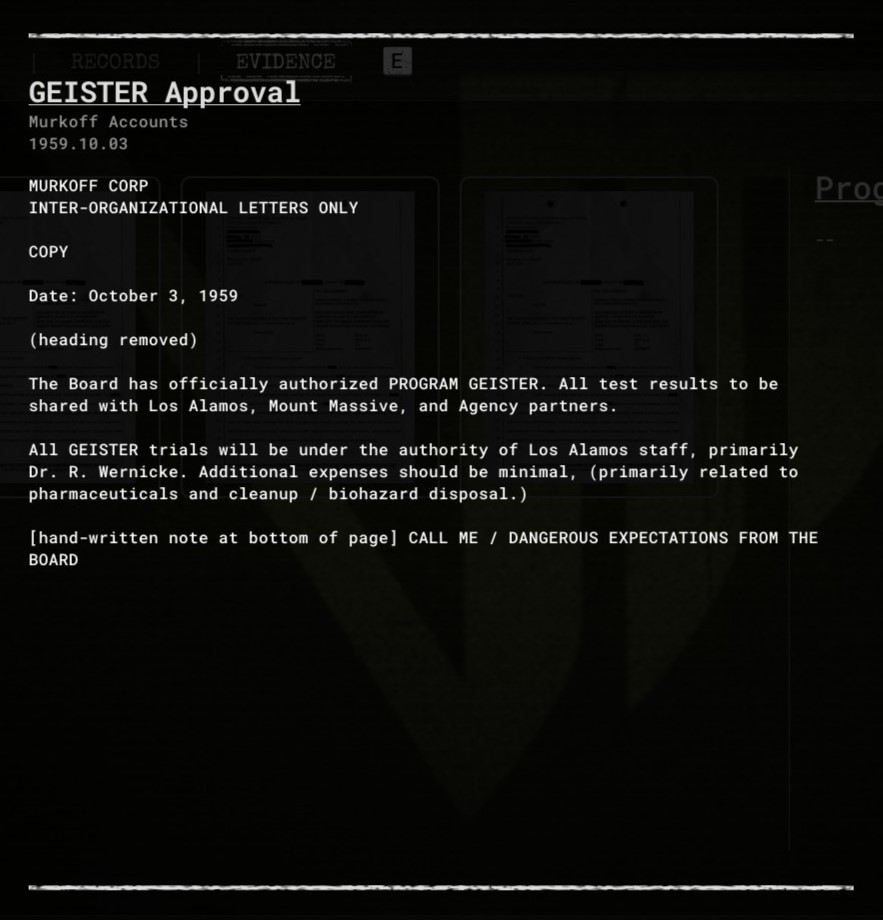 Geister Approval Outlast Wiki Fandom