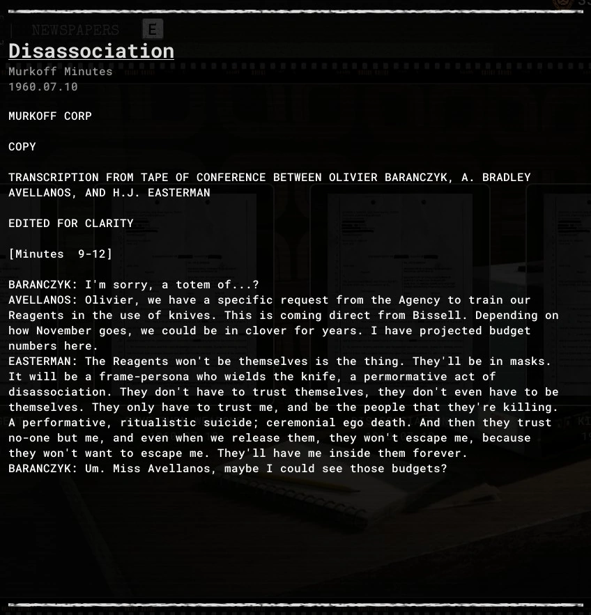 Disassociation | Outlast Wiki | Fandom