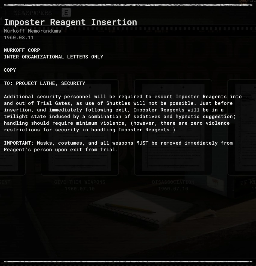 Imposter Reagent Insertion | Outlast Wiki | Fandom