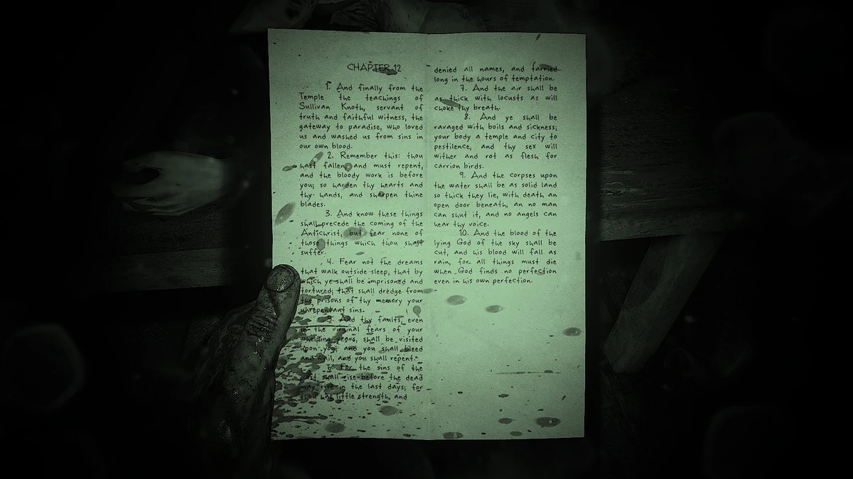 Knoth's Gospel Ch. 12 | Outlast Wiki | Fandom