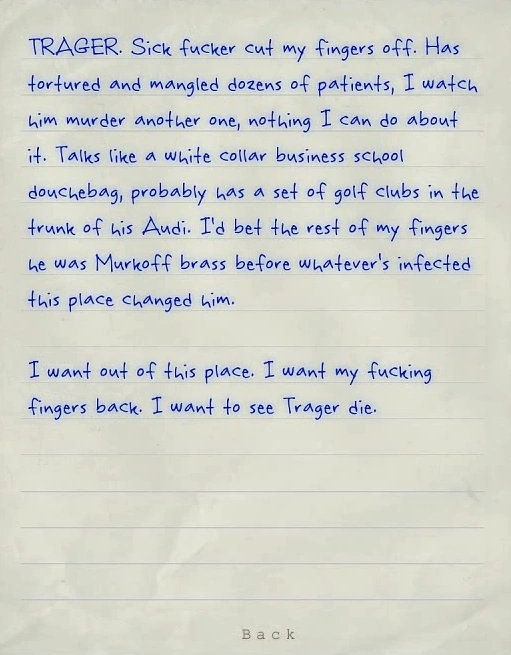 Dr. Rick Trager | Outlast Wiki | Fandom