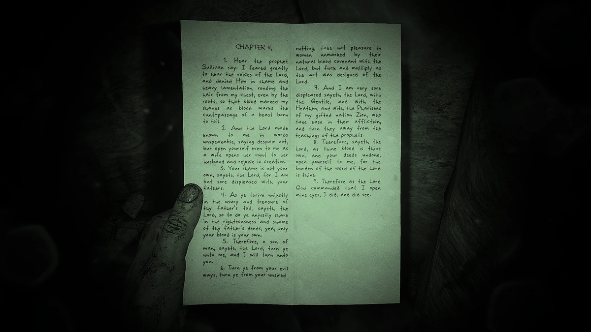 Knoth's Gospel Ch. 4 | Outlast Wiki | Fandom