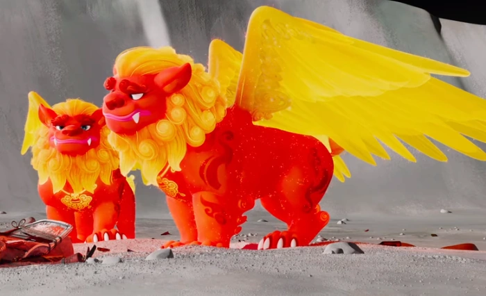 Chang'e's lions | Over the Moon Wiki | Fandom