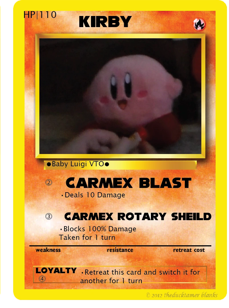 Kirby (Card) | The Overforce Channel Wiki | Fandom