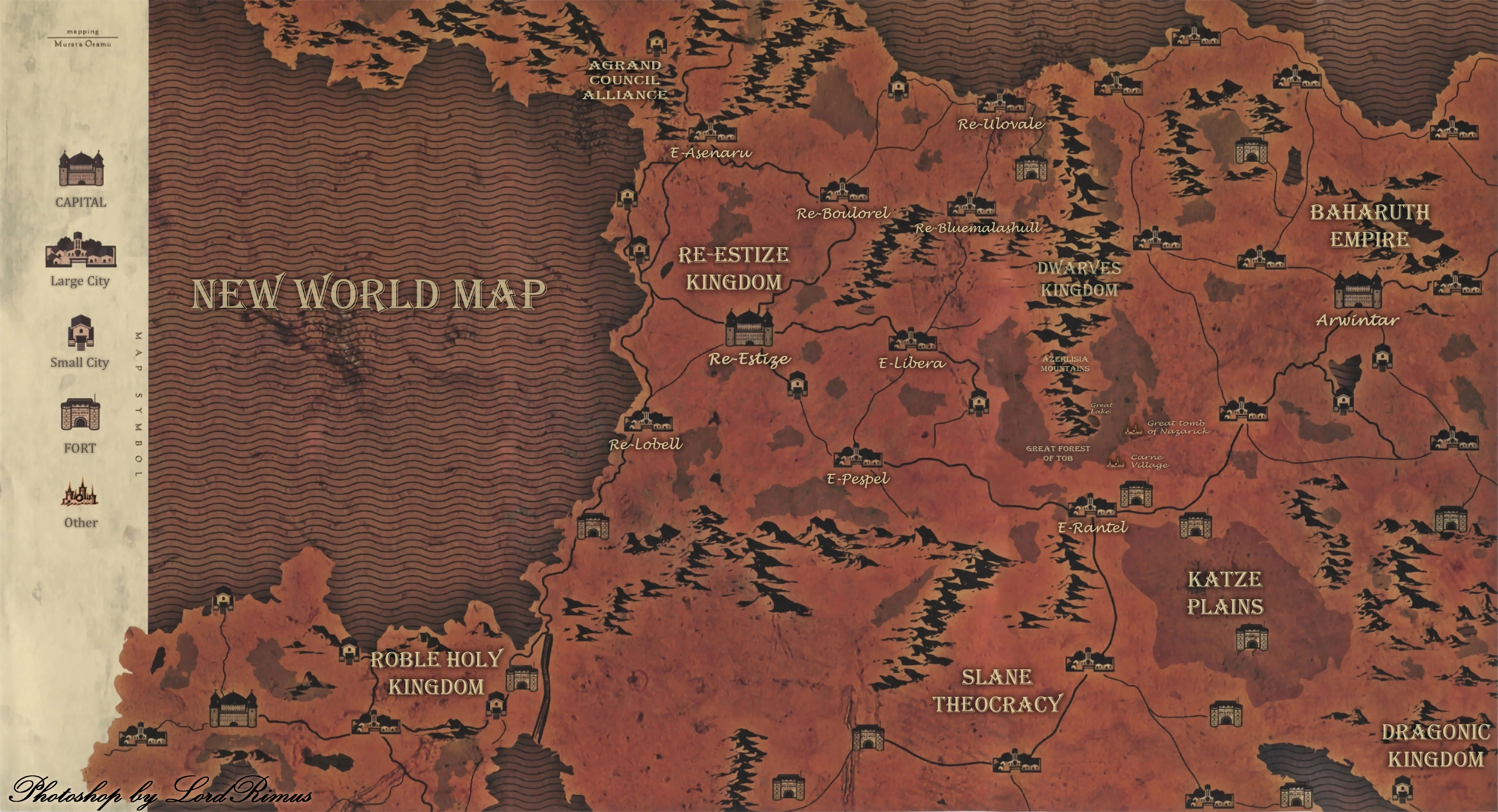 Detailed World Map In English