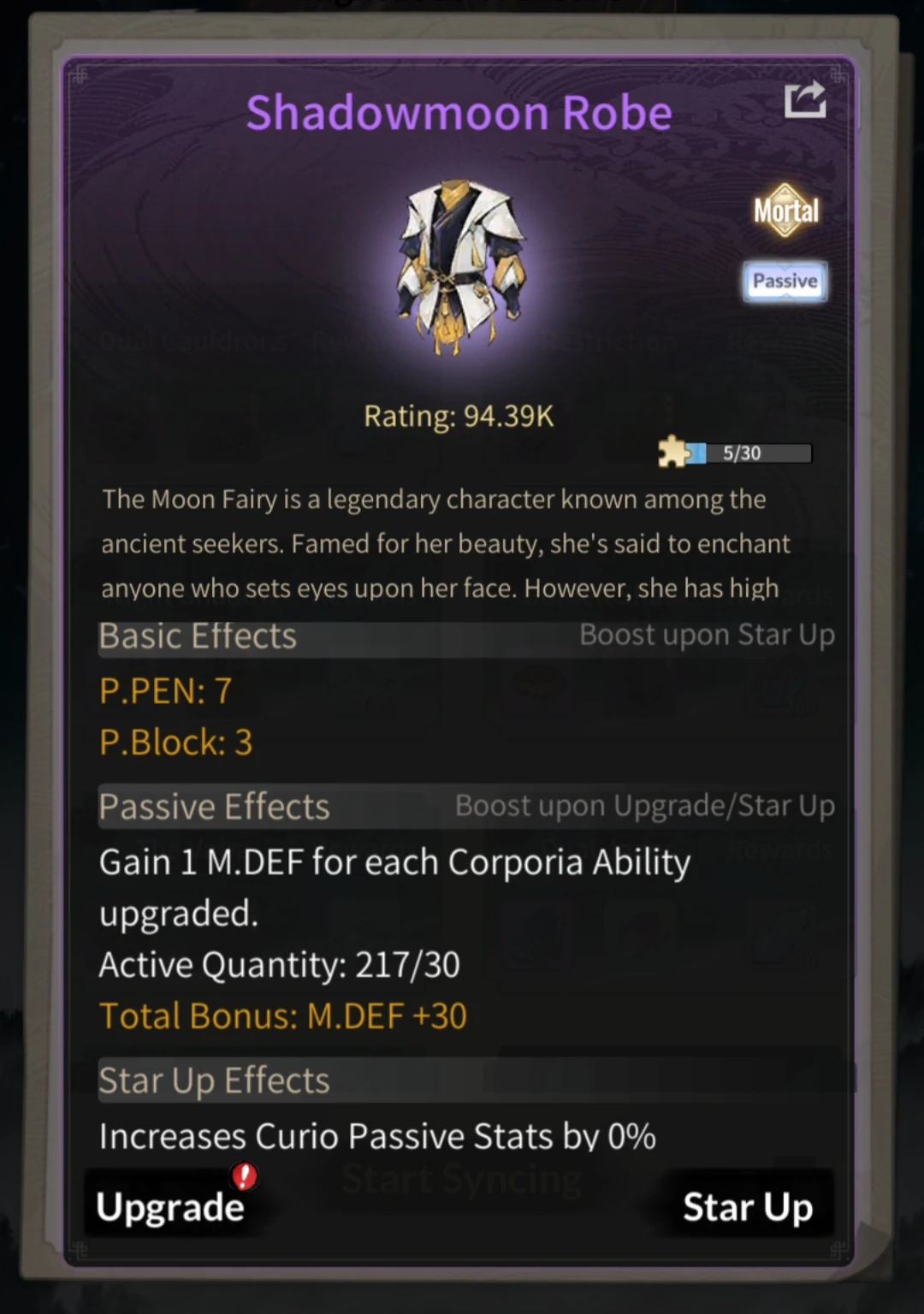 Shadowmoon Robe | Overmortal Global Wiki | Fandom