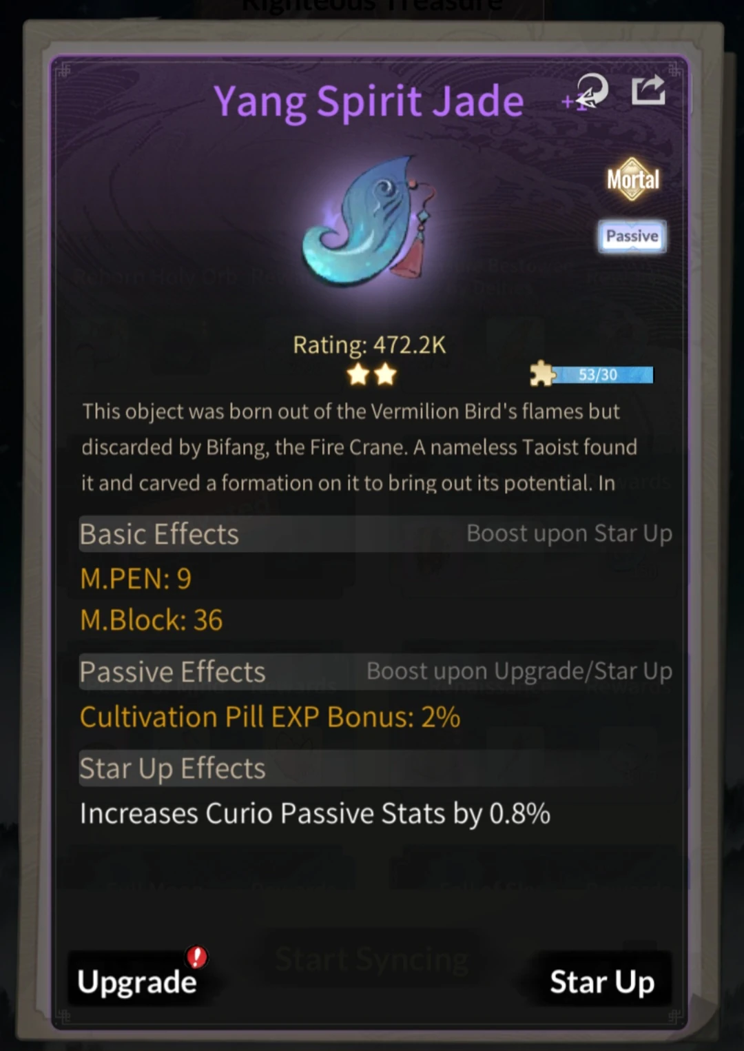 Yang Spirit Jade | Overmortal Global Wiki | Fandom