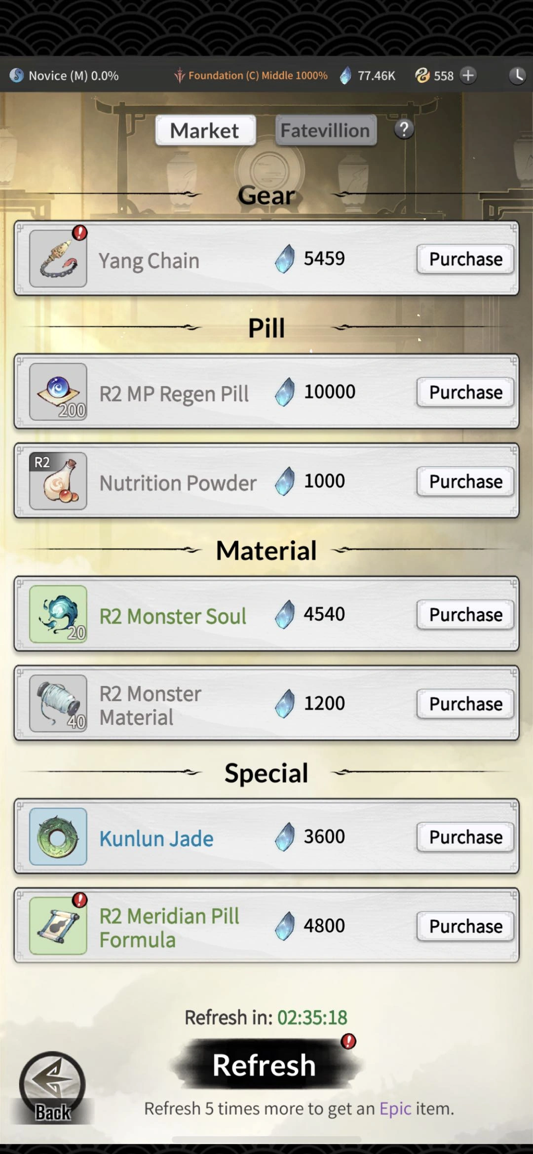 Market | Overmortal Global Wiki | Fandom