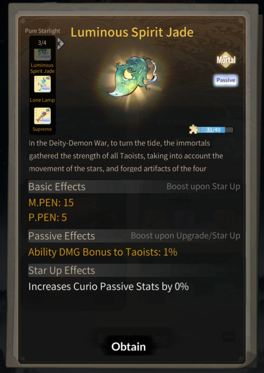 Luminous Spirit Jade | Overmortal Global Wiki | Fandom