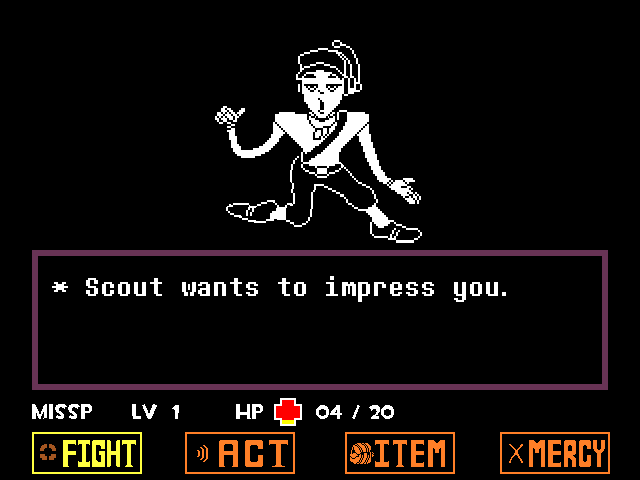 Scott/In Battle | OverTime - An Undertale x TF2 Crossover Wiki | Fandom