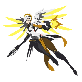 Demonio Mercy De Overwatch Minimalista