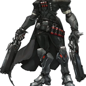 how to draw reaper overwatch step by step