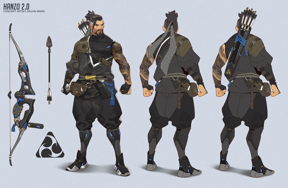 Hanzo Overwatch Render