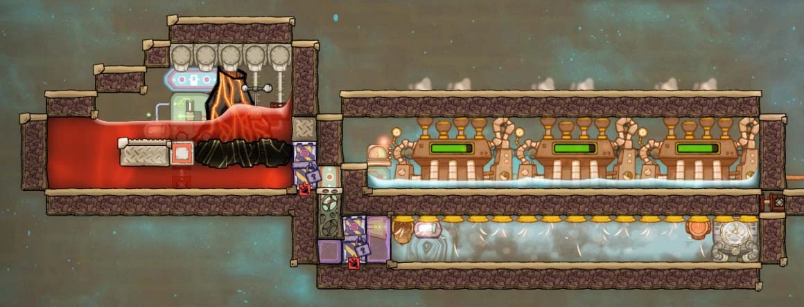 Разгоняем вулкан | Oxygen Not Included Guide Вики | Fandom