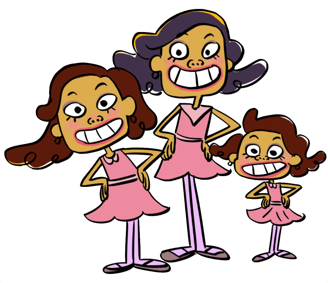 Tere, Tabi, and Toñita Ramirez/Designs | Primos Wiki | Fandom