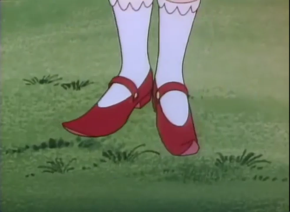how to draw dorothys shoes