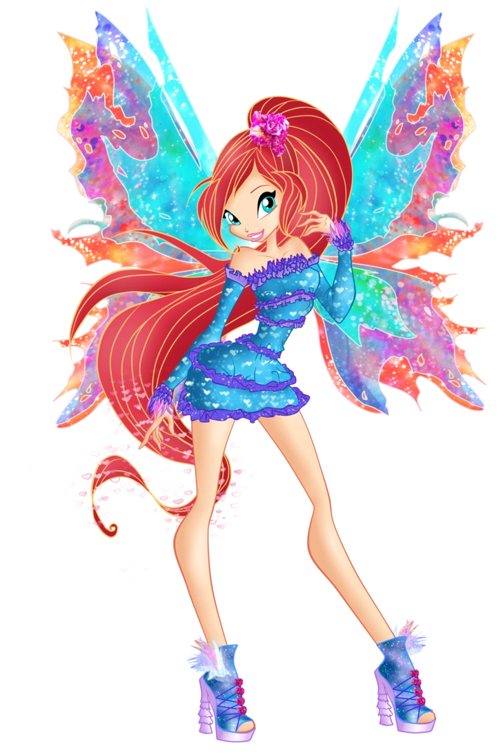 winx club believix bloom coloring pages