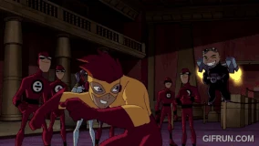 Kid Flash Og Robin Gif