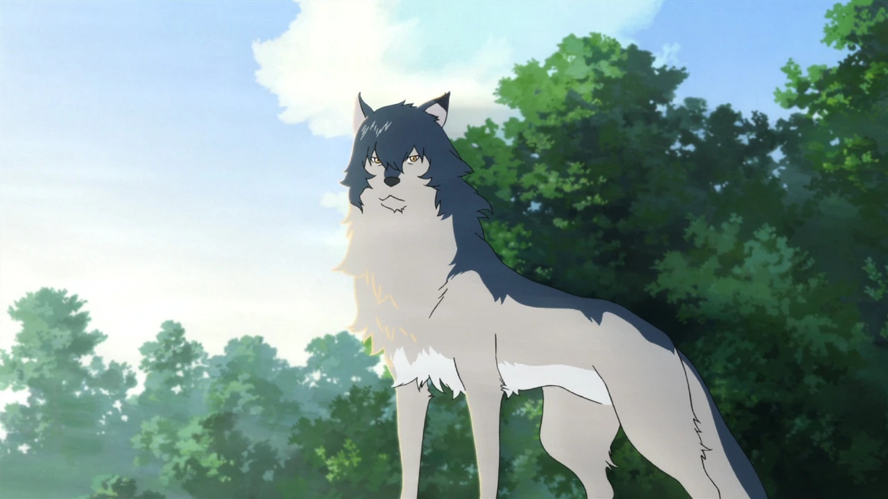 wolf children ame crying