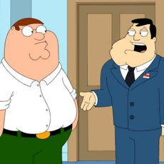 Peter Griffin Vs Stan Smith